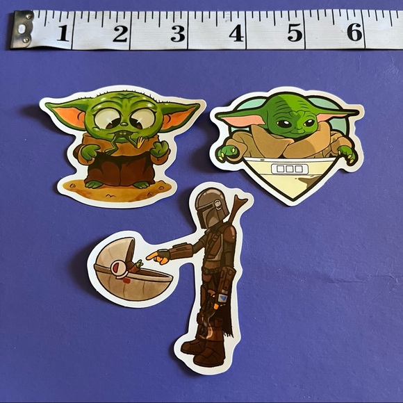Star Wars | Design | Baby Yoda Grogu The Mandalorian Sticker Pack ...